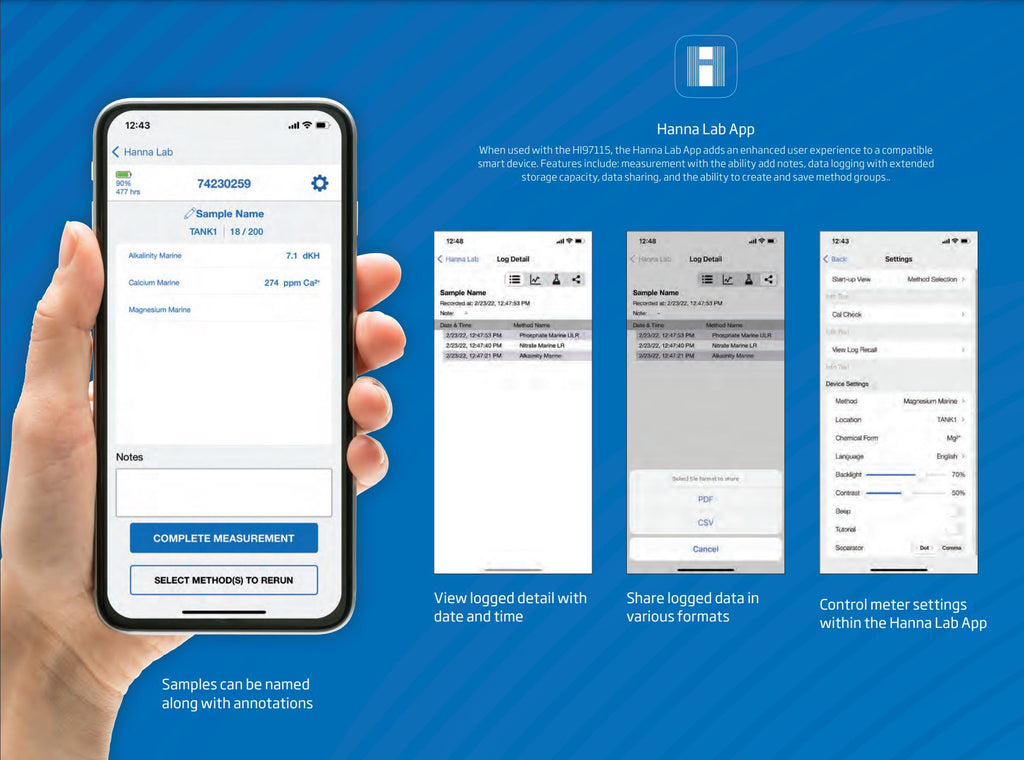Marine Master HI97115 Multiparameter Photometer - Hanna Instruments ...